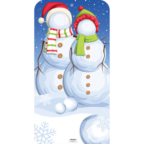 Star Cutouts SC1157 Snowman Couple Stand in Cardboard Cutout Standee ...
