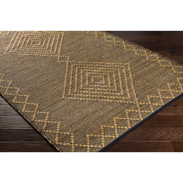 Steelside™ Haleigh Moroccan Handwoven Brown/Black Area Rug & Reviews ...