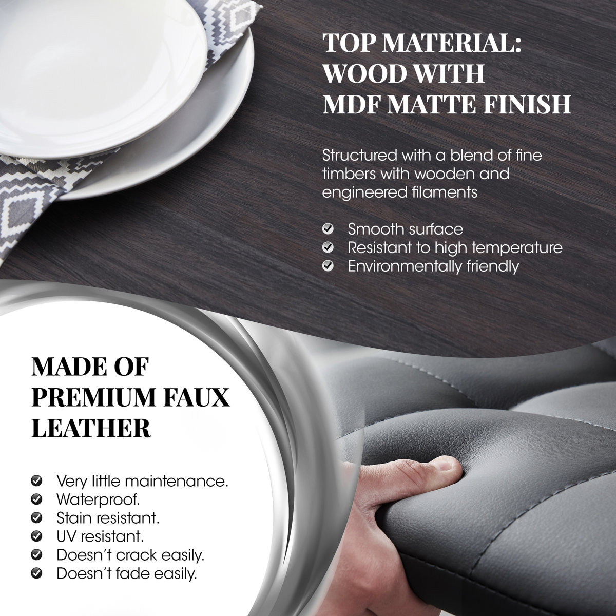 Wade Logan® Gossard 4 - Person Dining Set & Reviews | Wayfair