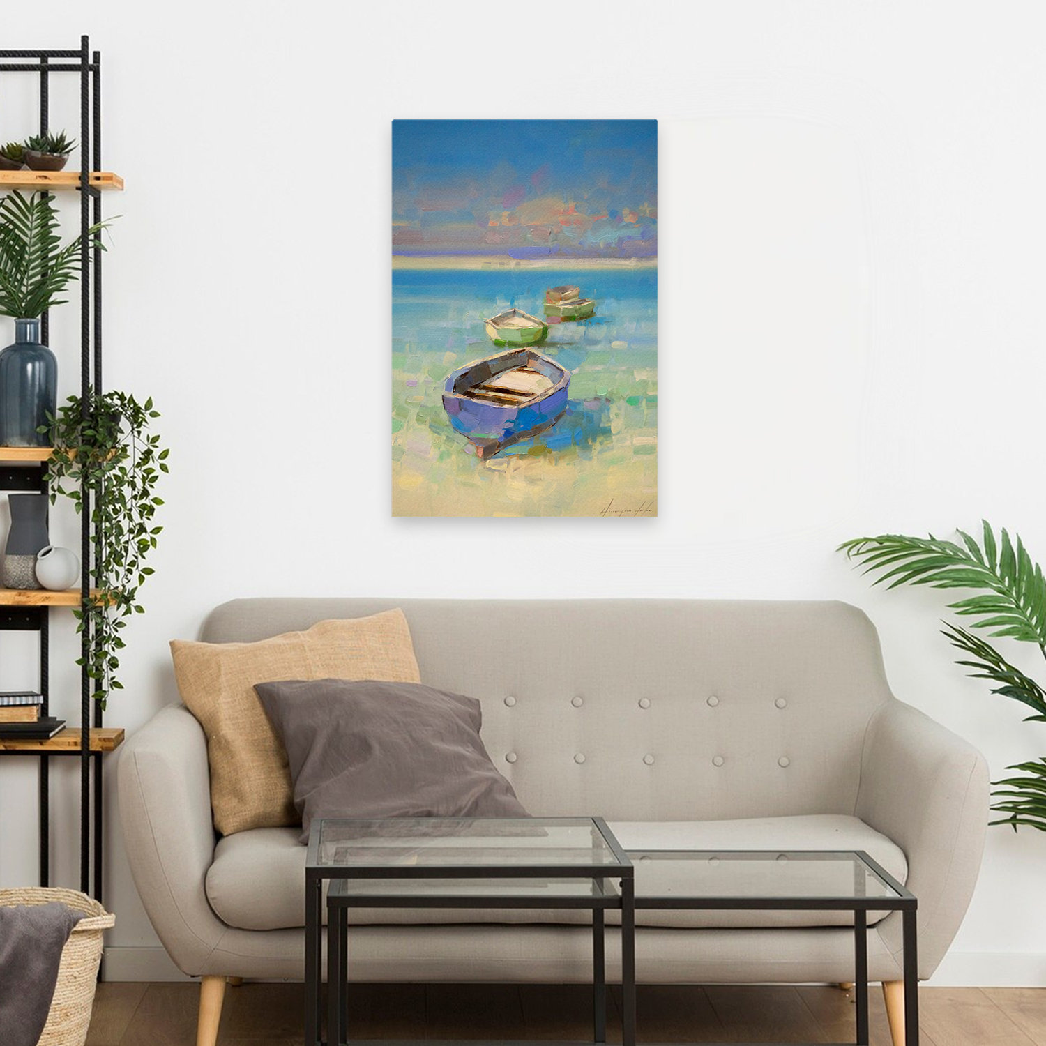 Dovecove Caribbean Beach Beache Boat Caribbean Art Coastal Art Abstract ...