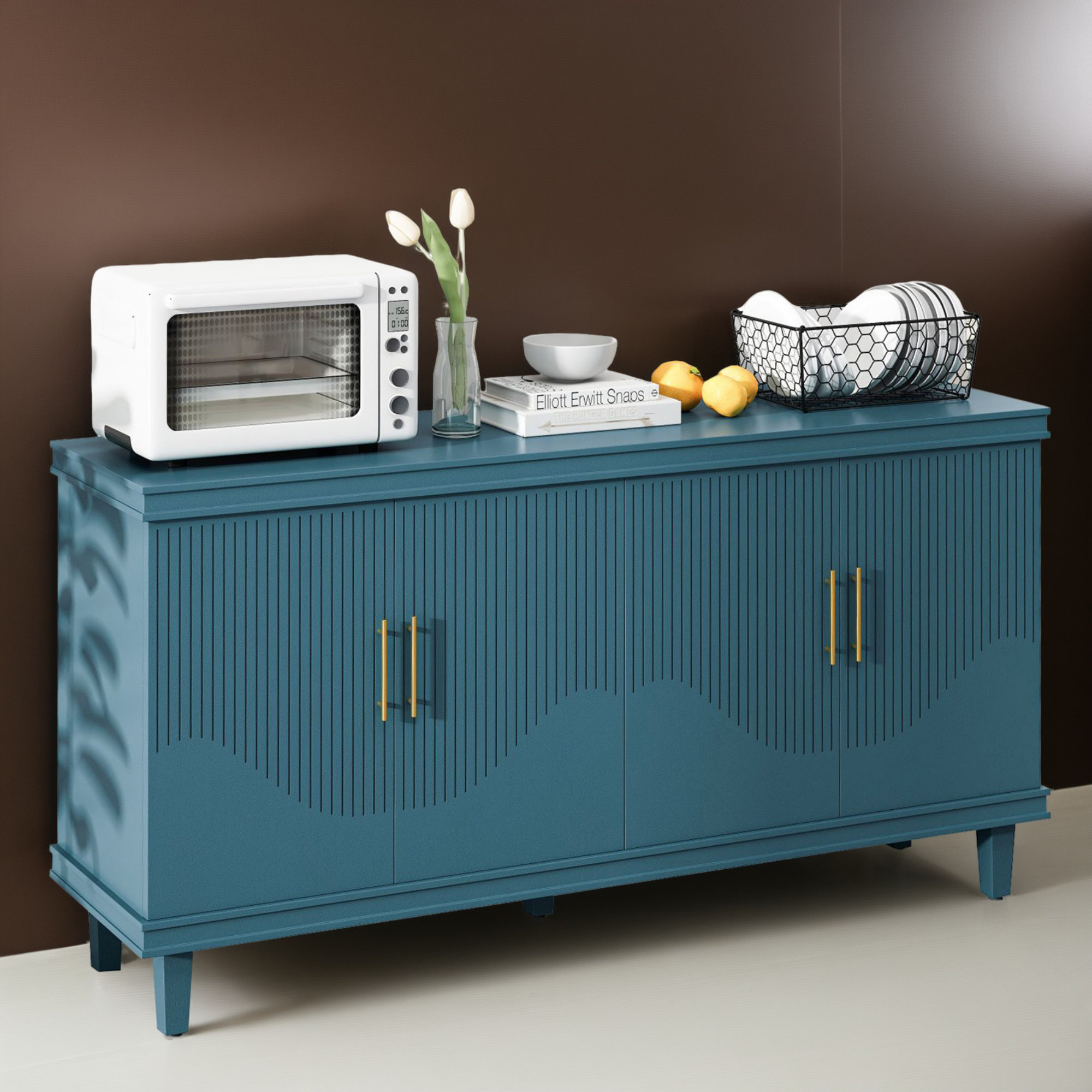 Everly Quinn Console Table Entryway Sideboard for Hallway Living Room ...