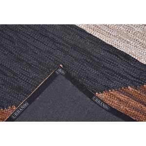 Union Rustic Brundage Handmade Leather /Cotton Brown/Gray Area Rug ...