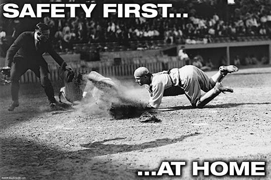 Buyenlarge 'Safety First' Vintage Advertisement | Wayfair