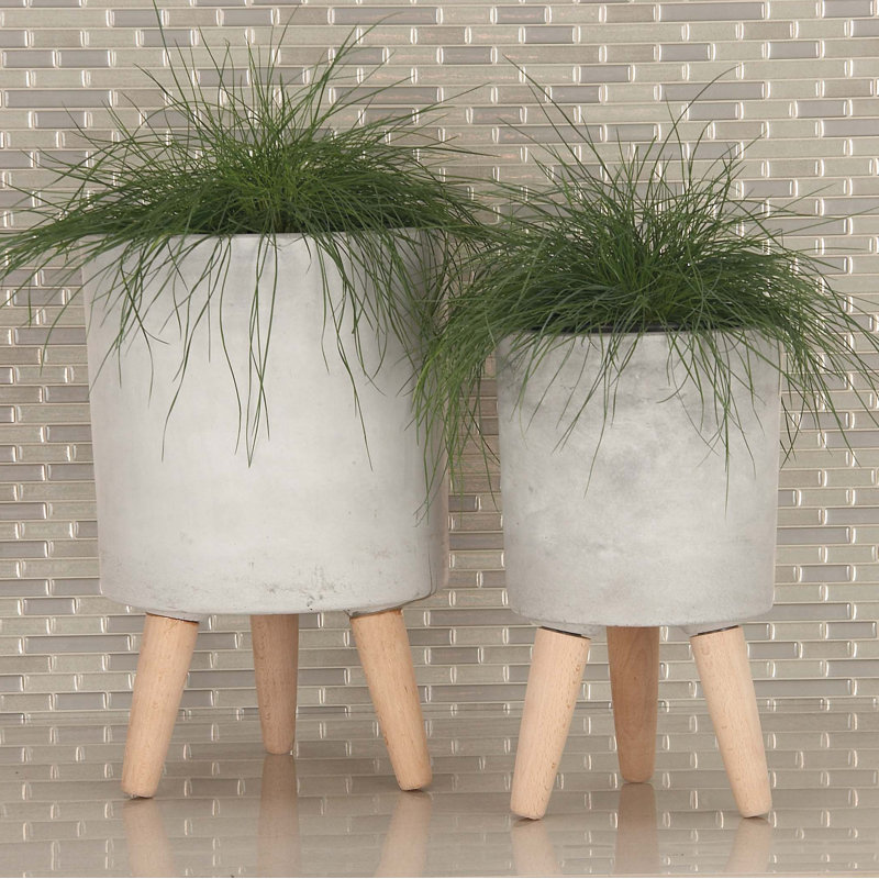 Wrought Studio Ralph 3 Piece Clay Pot Planter Set & Reviews | Wayfair