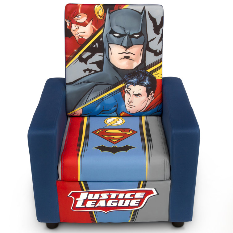 Delta Children DC Comics Justice League High Back Upholstered Kids ...