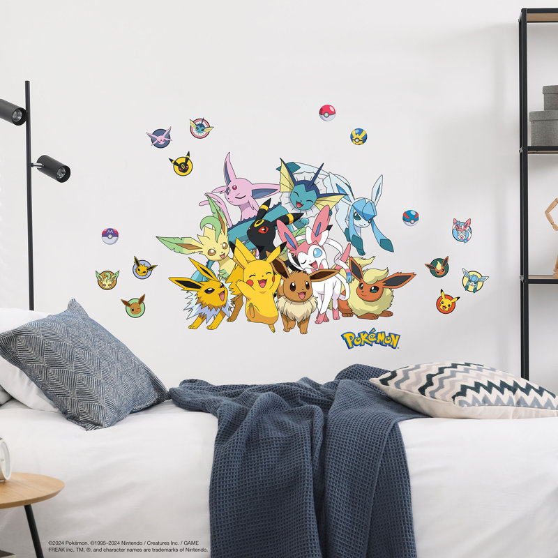 Room Mates Pokémon Eevee Evolutions Wall Decals | Wayfair
