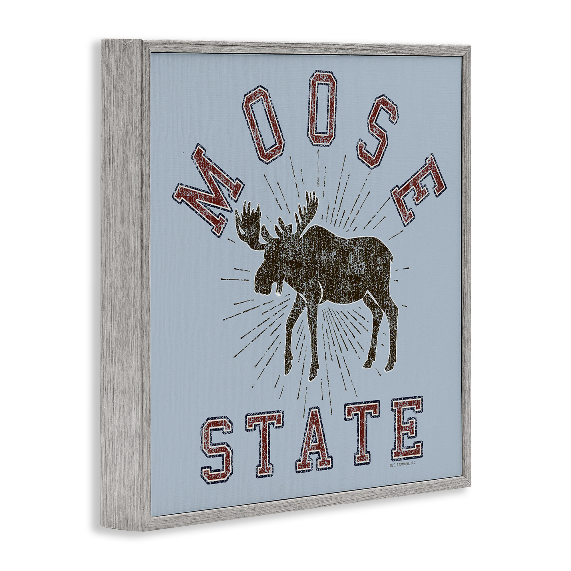 Union Rustic Vintage Moose State Giclee Art by Spirit Animals/Life Is ...