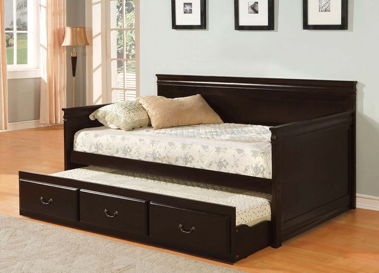 Hokku Designs Traditional English Style Daybed with Twin Trundle ...