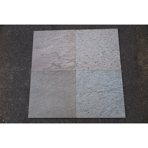 Stone & Tile Shoppe, Inc. 16" x 16" Slate Stone Look Wall & Floor Tile ...