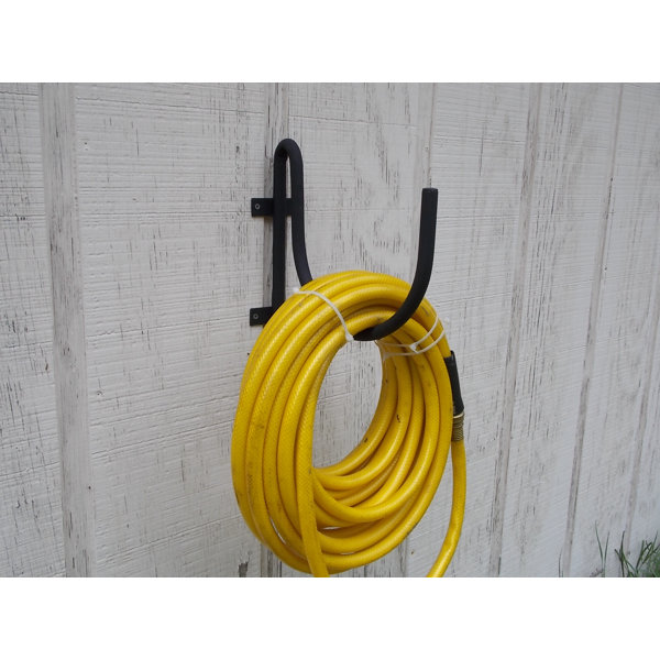 The Lazy Scroll Steel Wall Mounted Hose Holder & Reviews | Wayfair