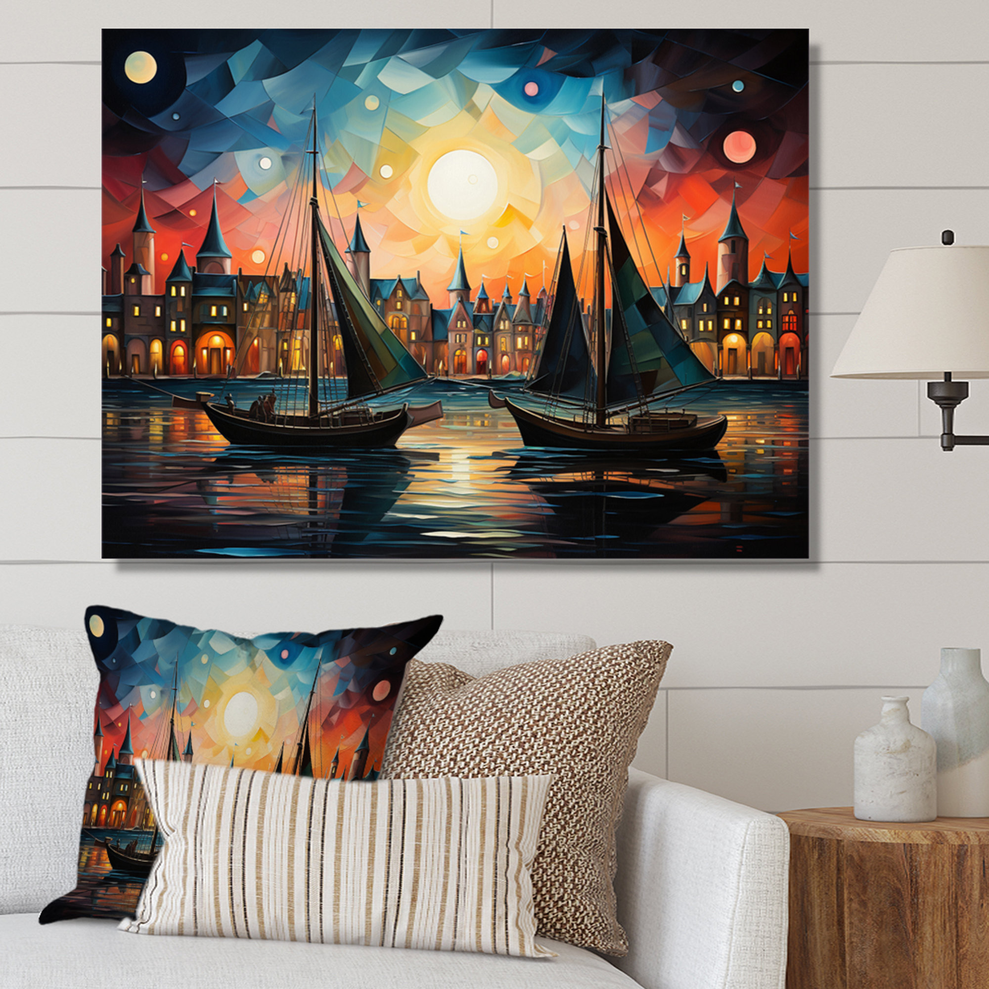 Longshore Tides Boat Whimsical Sailings I - Print | Wayfair