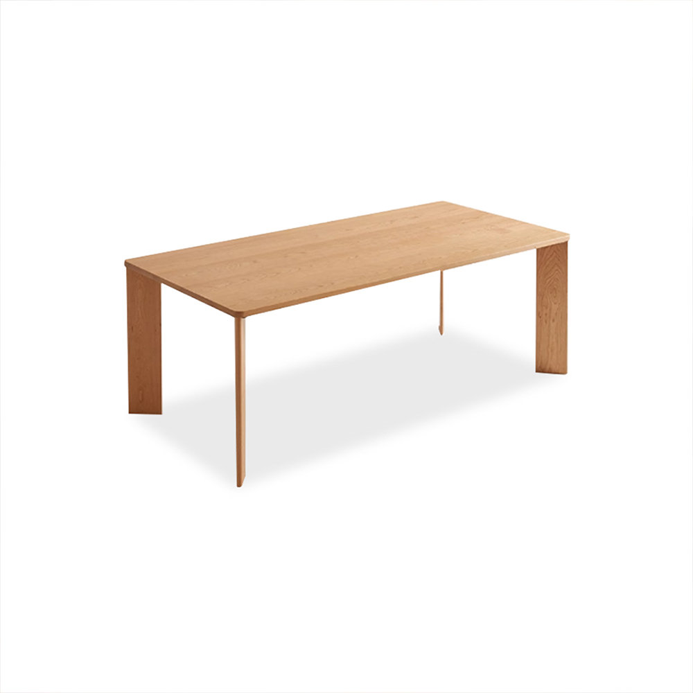 Mass Furni Brown Rectangular Solid Wood Dining Table - Wayfair Canada