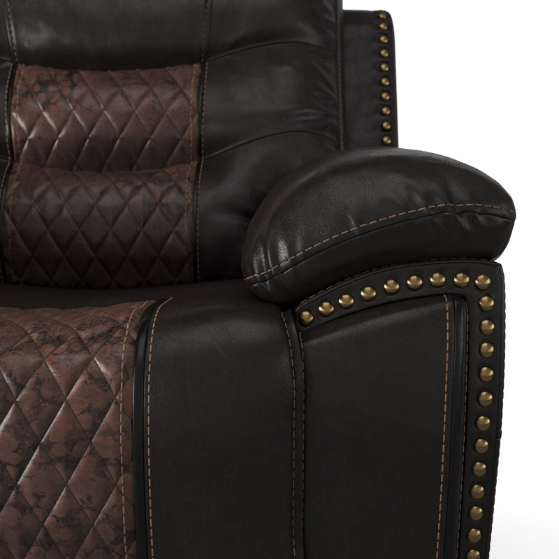 Red Barrel Studio® Amaratha 87" Pillow Top Arm Reclining Sofa | Wayfair