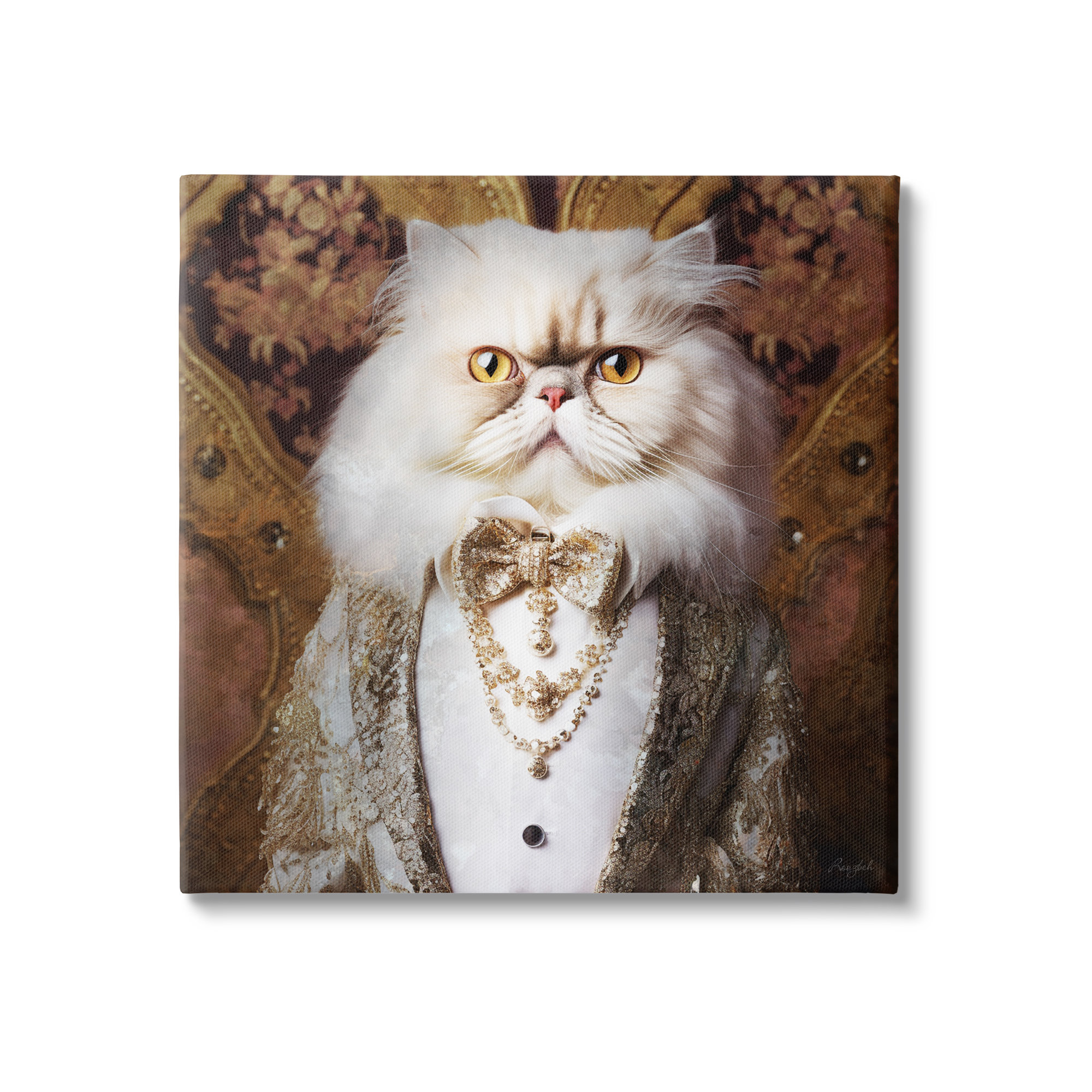 Trinx Fancy Cat Portrait by Roozbeh - Wayfair Canada