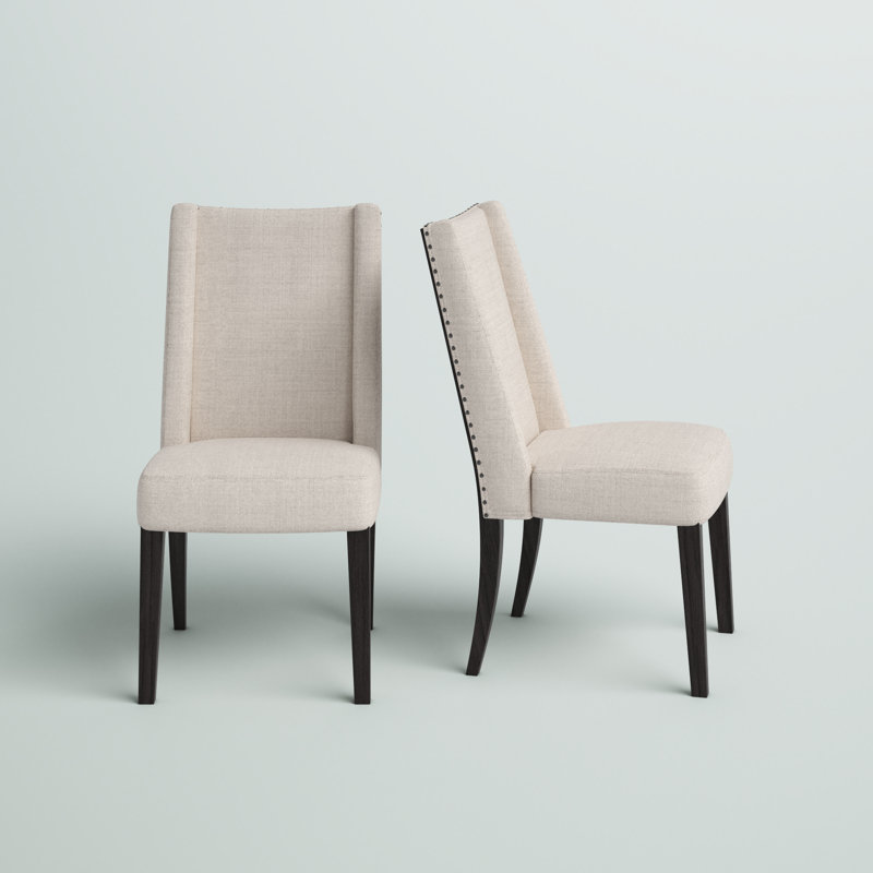 Greyleigh™ Osbourne Wingback Side Chair in Beige & Reviews | Wayfair