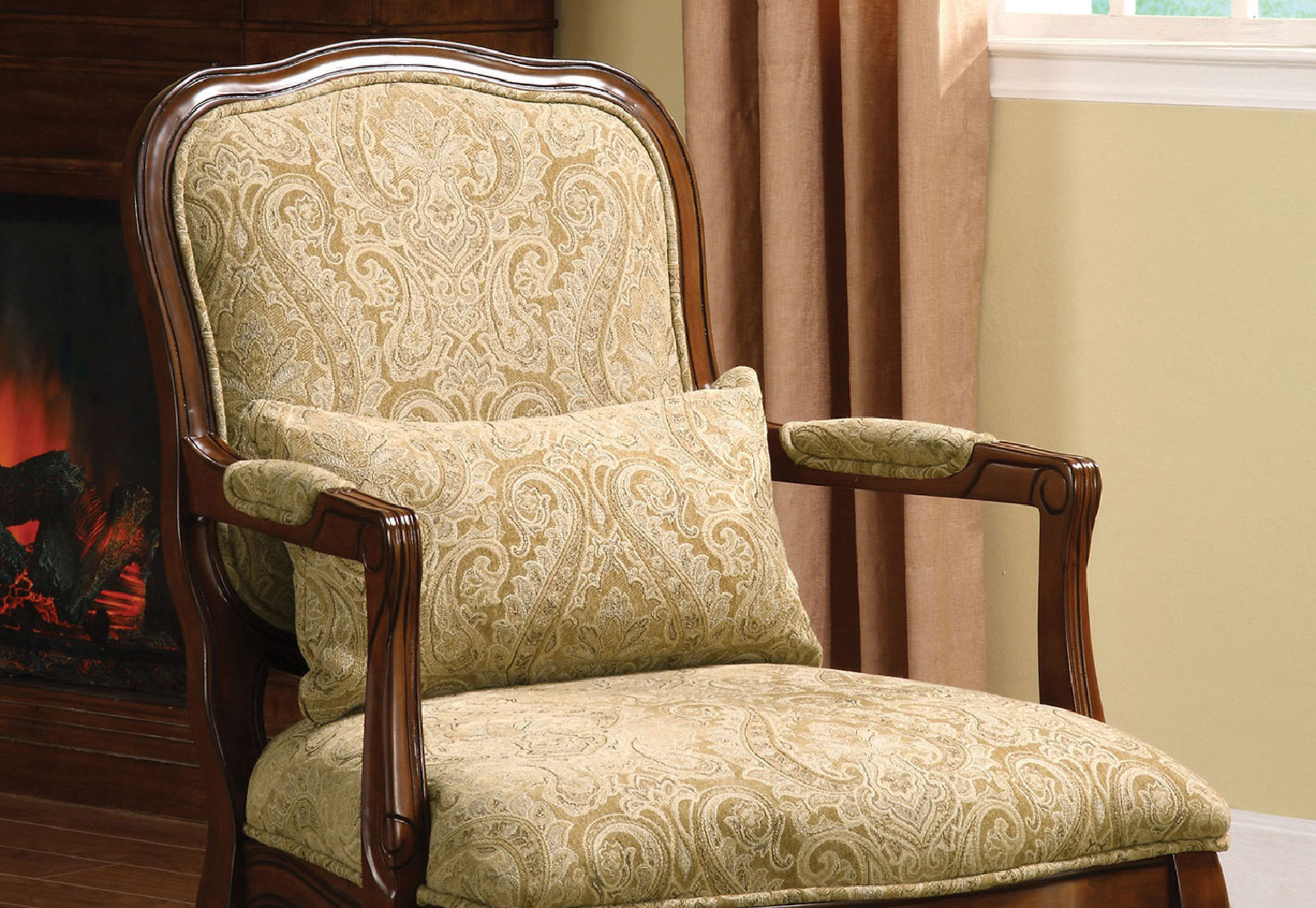 Bloomsbury Market Queen Anne Style Legs Traditional Accent Chair ...