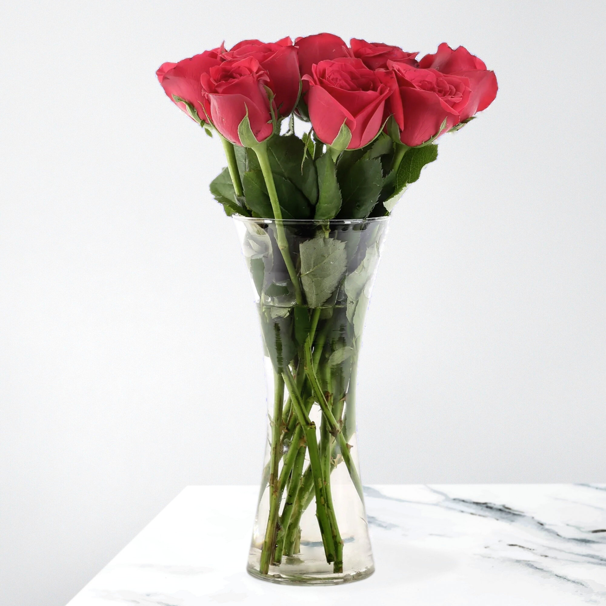 Lark Manor™ Dismo Glass Bouquet Vase Set of 6 | Wayfair
