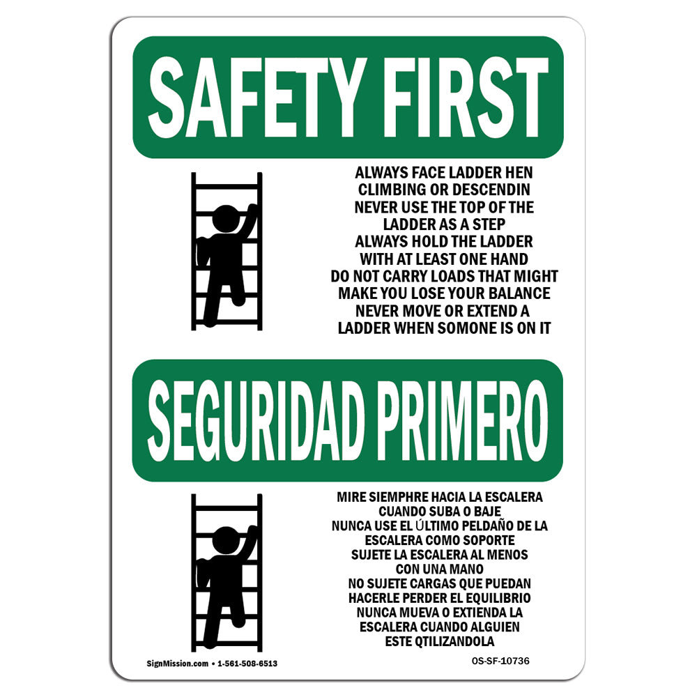 SignMission Osha Safety First Sign | Wayfair