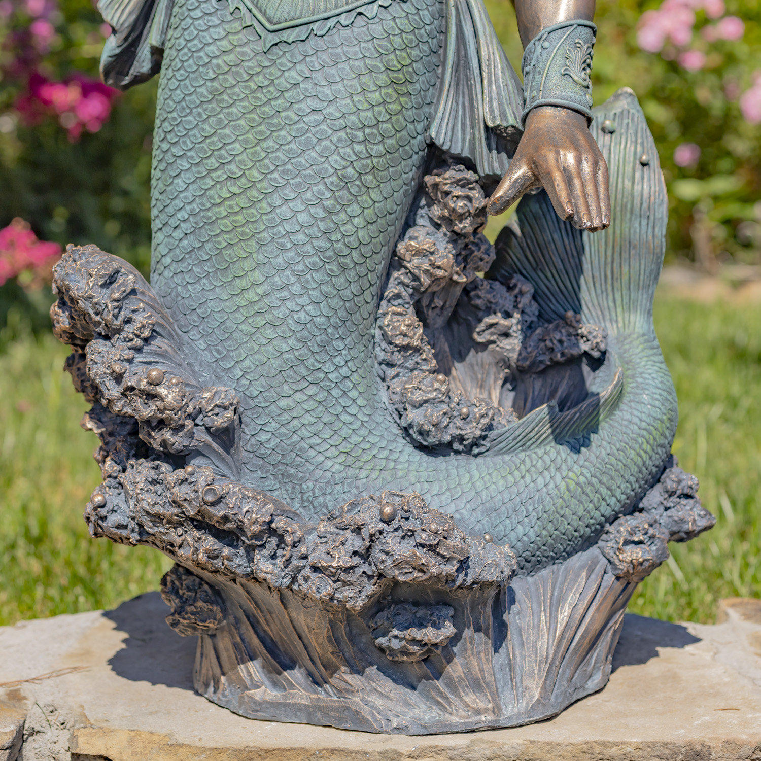Trinx Ellidh Nautical Magnesium Merman Garden Statue - Wayfair Canada