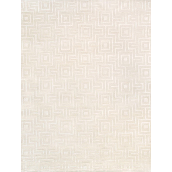 Isabelline Hand Tufted Geometric Rug | Wayfair
