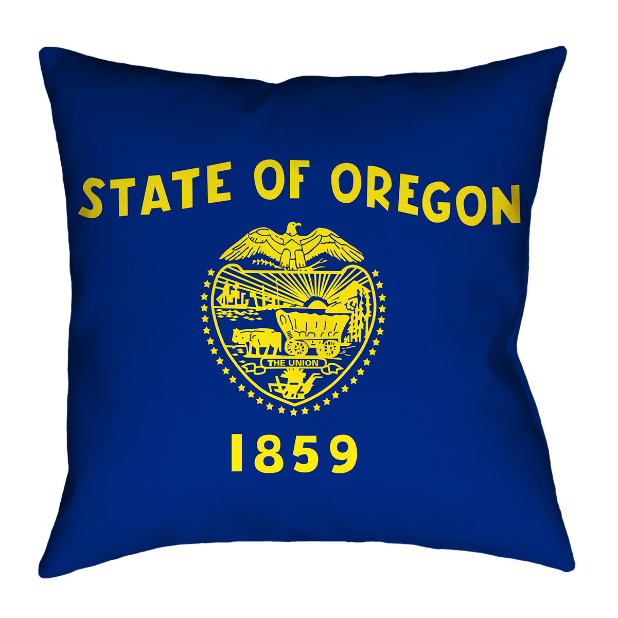 ArtVerse Centers Oregon Flag in , Poly Twill/Pillow Cover-Concealed ...