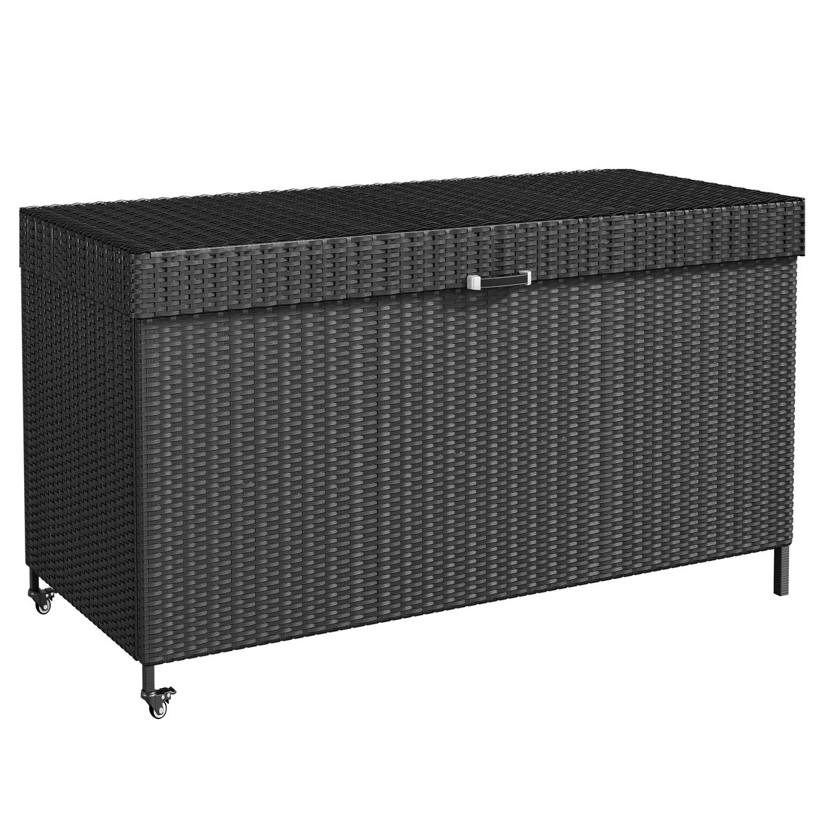 Edrosie Inc 200 Gallon Outdoor Water Resistant Rolling Deck Box | Wayfair
