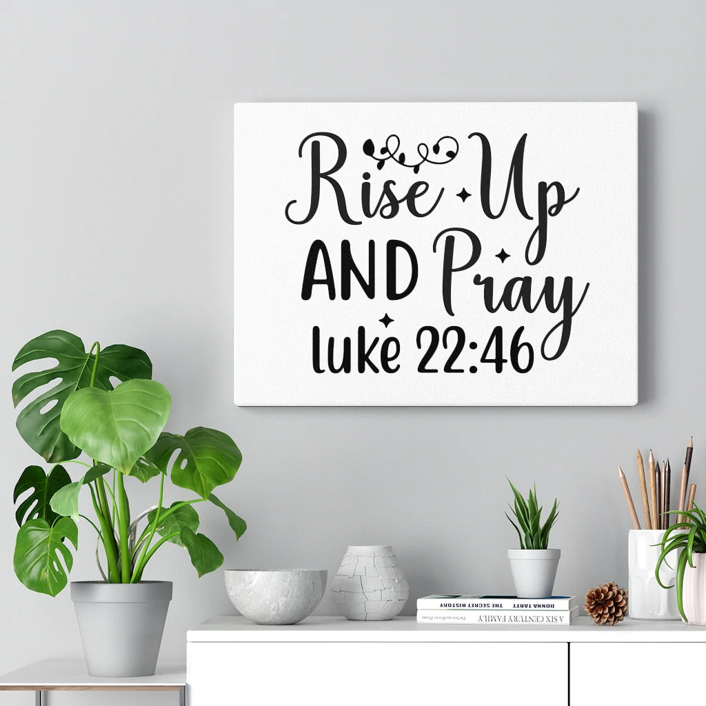 Trinx Rise Up - Wrapped Canvas Print | Wayfair