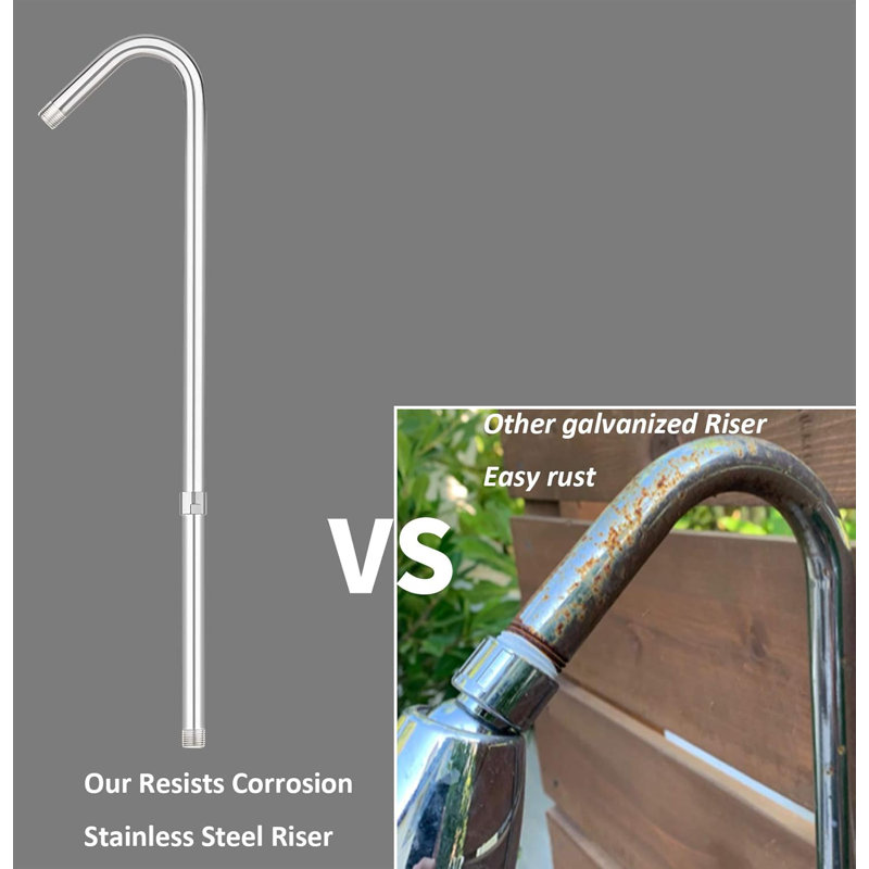 G & R PLUMBING ENTERPRISES, INC. Outdoor Shower Fixture System,with ...