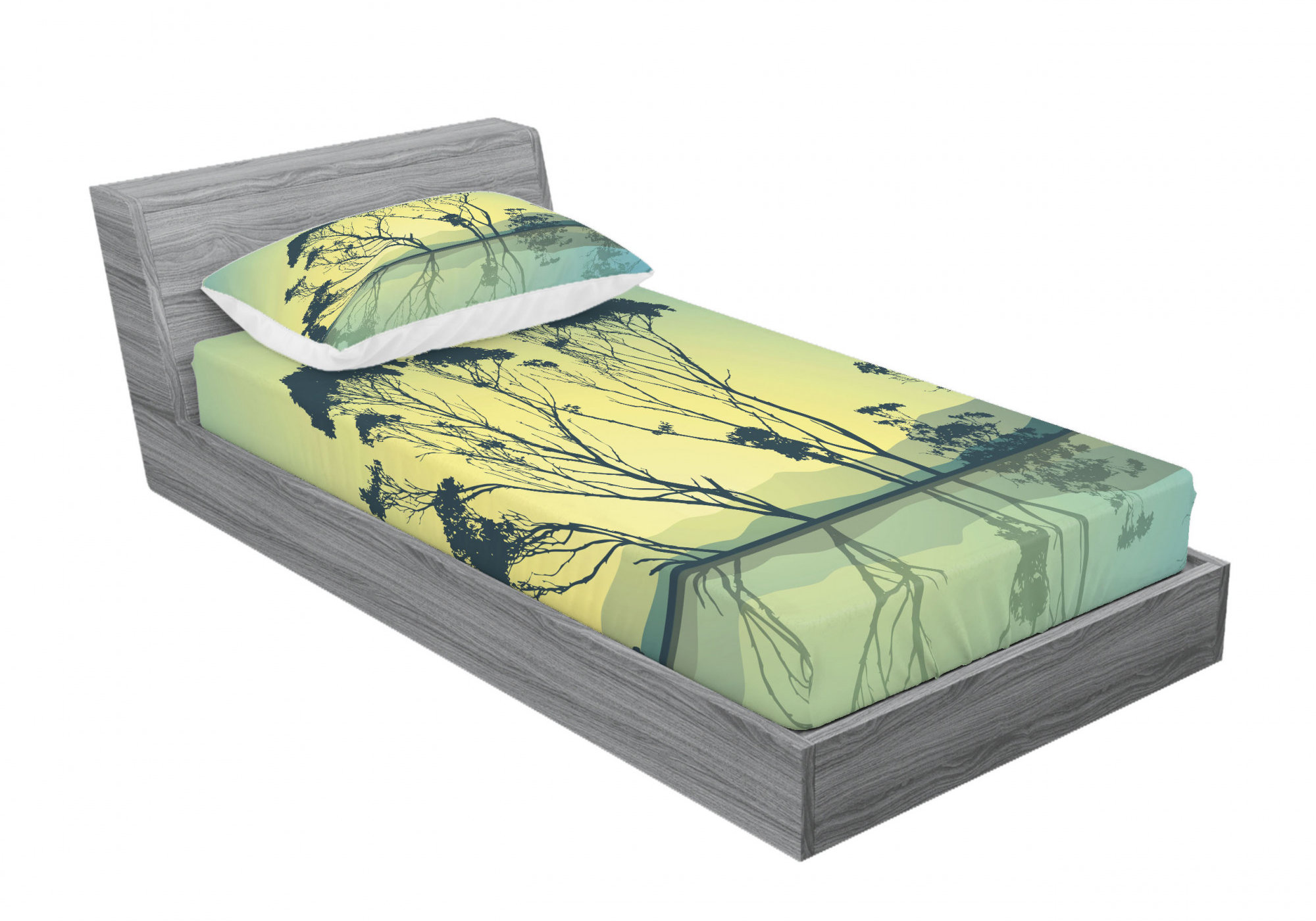 Ambesonne Tree Sheet Set | Wayfair