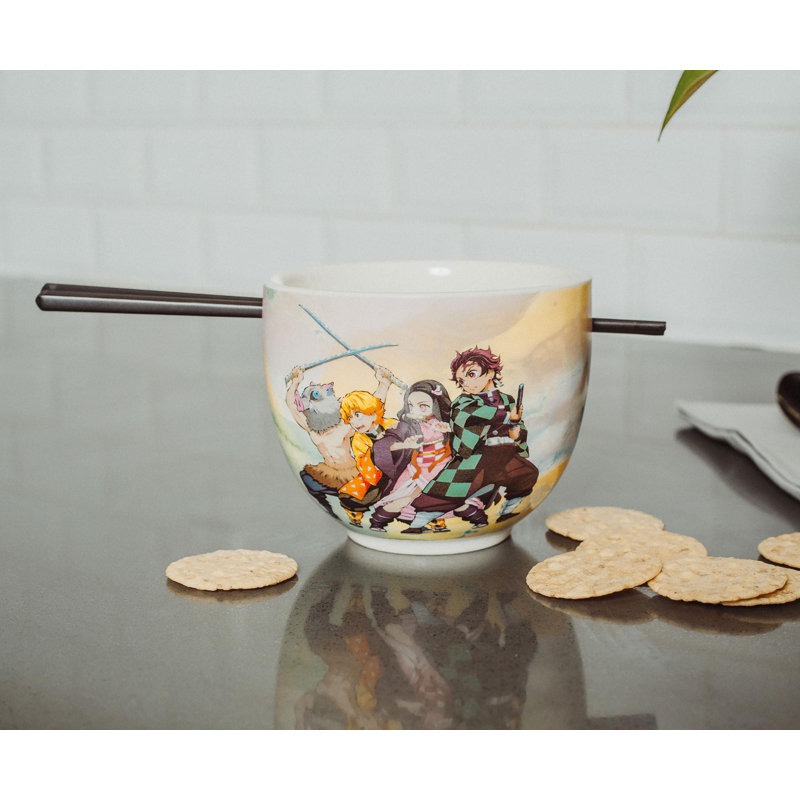 Surreal Entertainment Demon Slayer Cast Japanese Dinnerware Set | 18 ...
