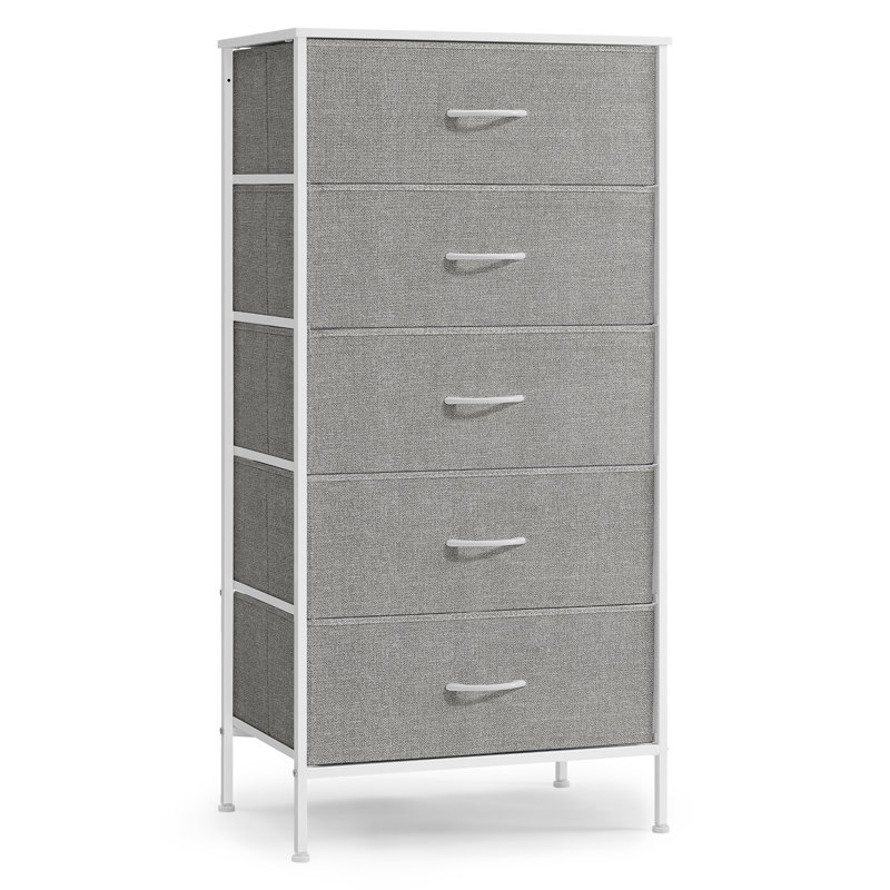Wade Logan® Azilee 23.6" W 5-Drawer Dresser, Chest of drawers, Bedroom ...