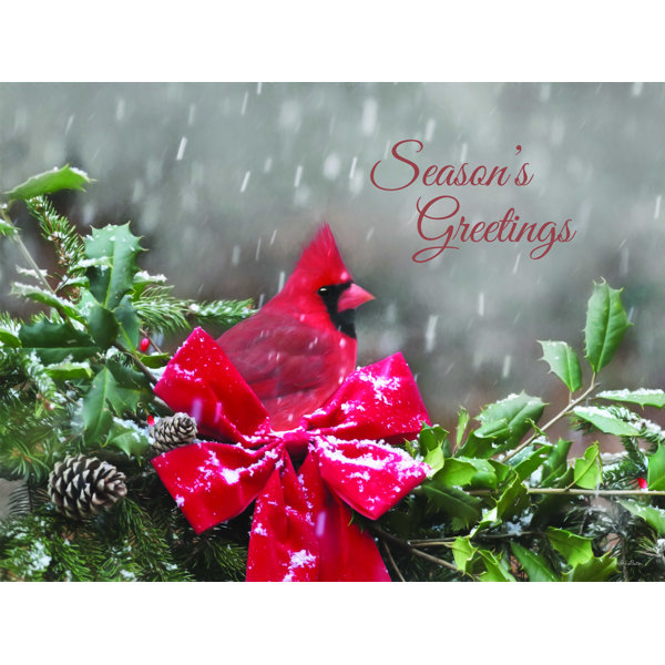 The Holiday Aisle® Season's Greetings Cardinal - Wayfair Canada