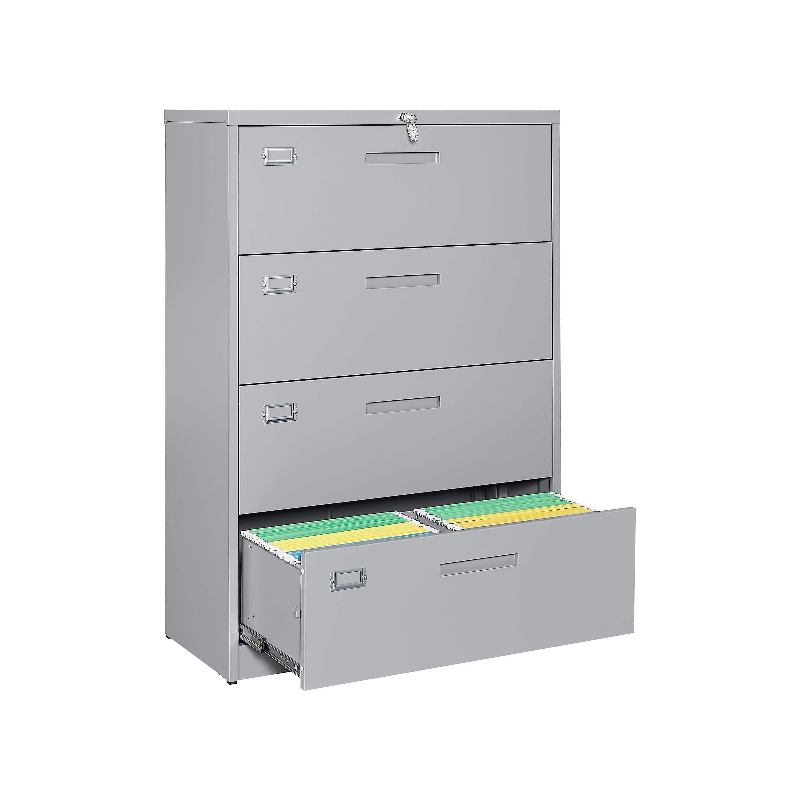 Latitude Run® 4-Drawer Steel Lateral Filing Cabinet & Reviews - Wayfair ...
