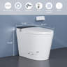 Yiimo Smart Toilet with Built-In Bidet, ADA Height, Auto-Flush, Foot ...