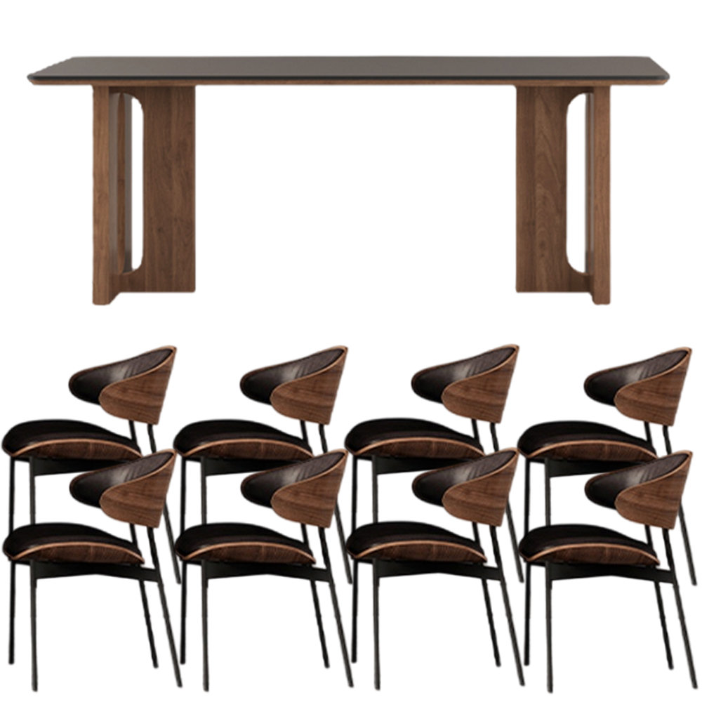 Elamer Home modern simple dining table sets - Wayfair Canada