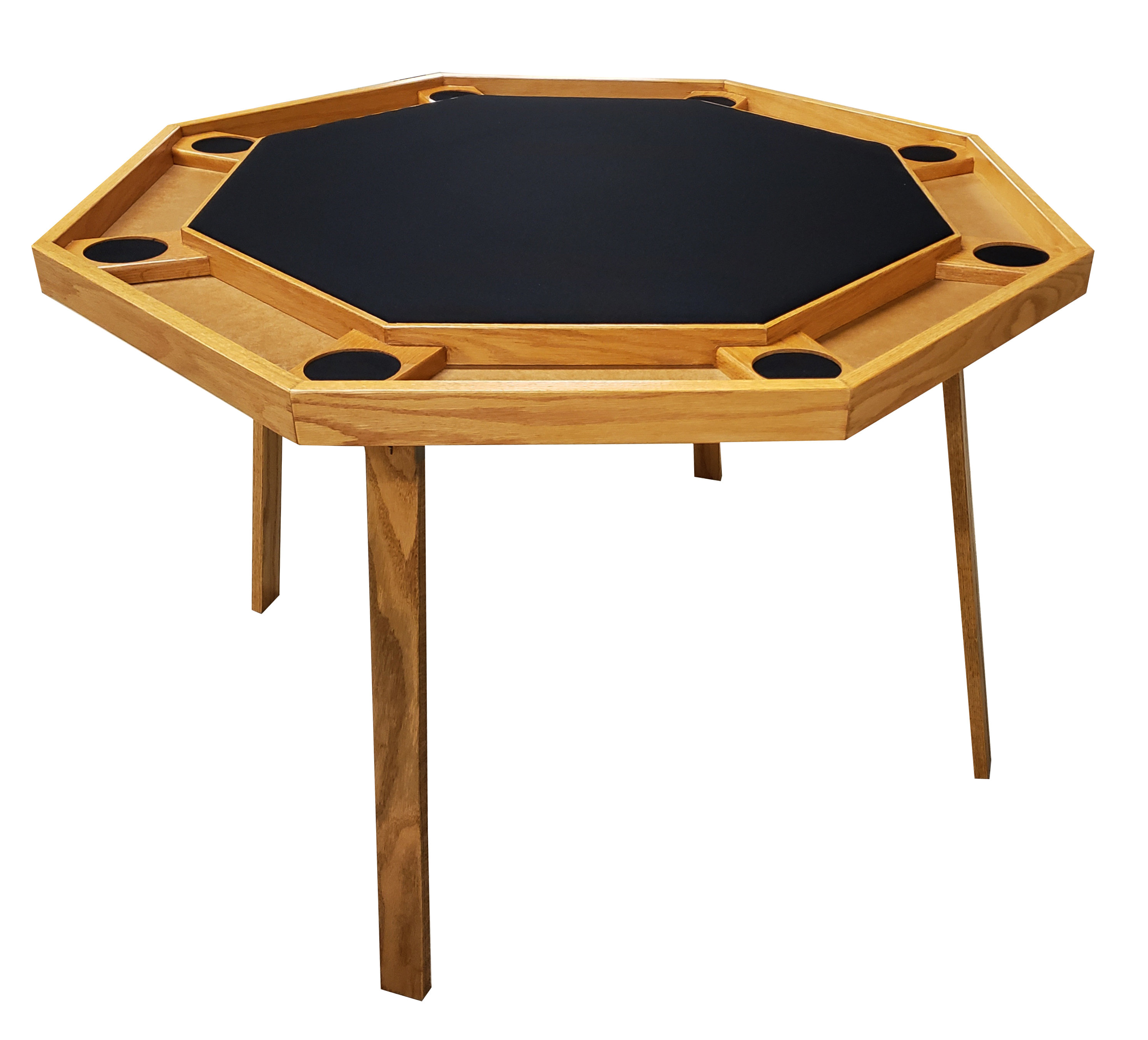 Kestell Furniture 46" Oak Folding Leg Poker Table & Reviews - Wayfair ...