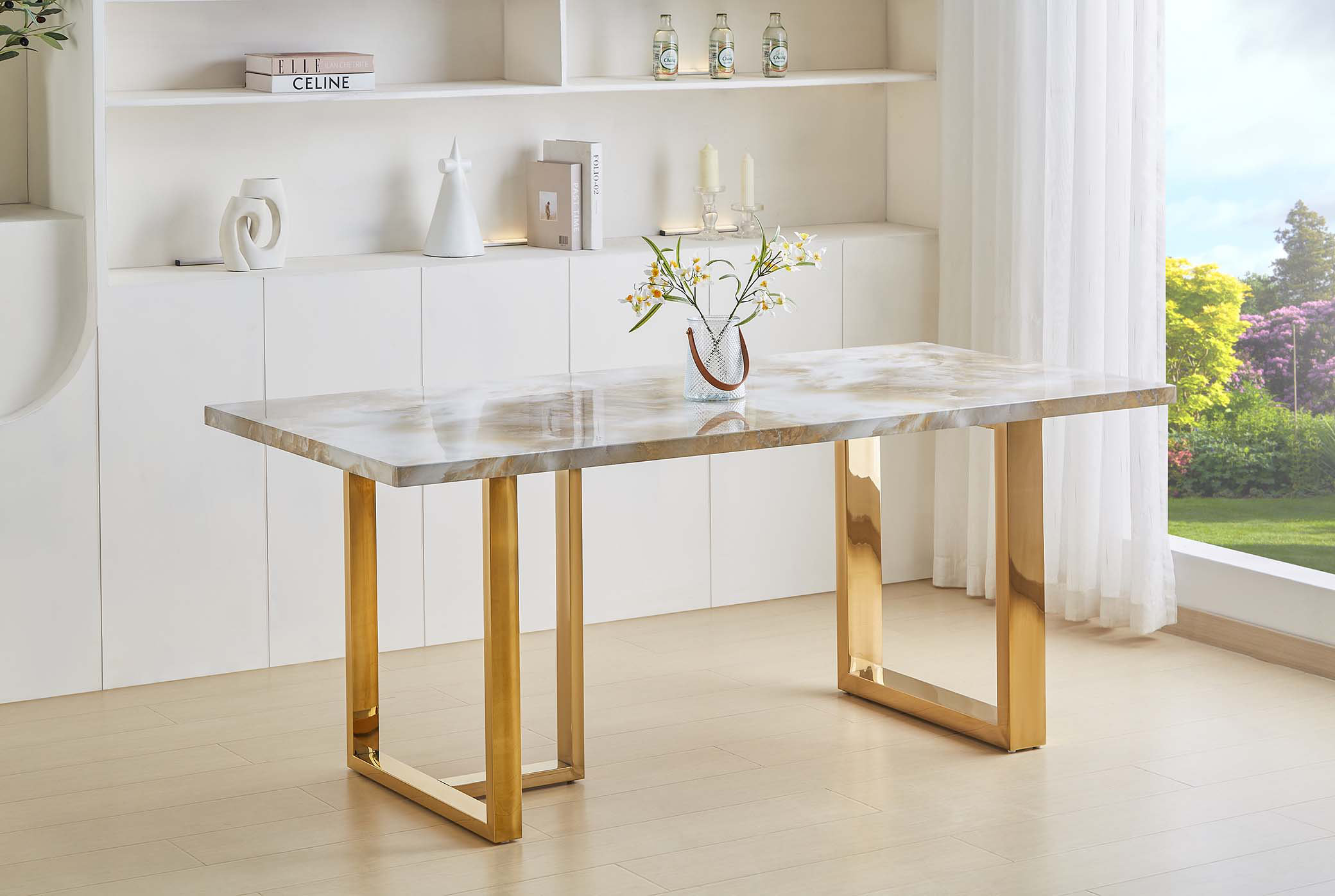 Mercer41 1 Piece Rectangular Dining Table without Chair | Wayfair