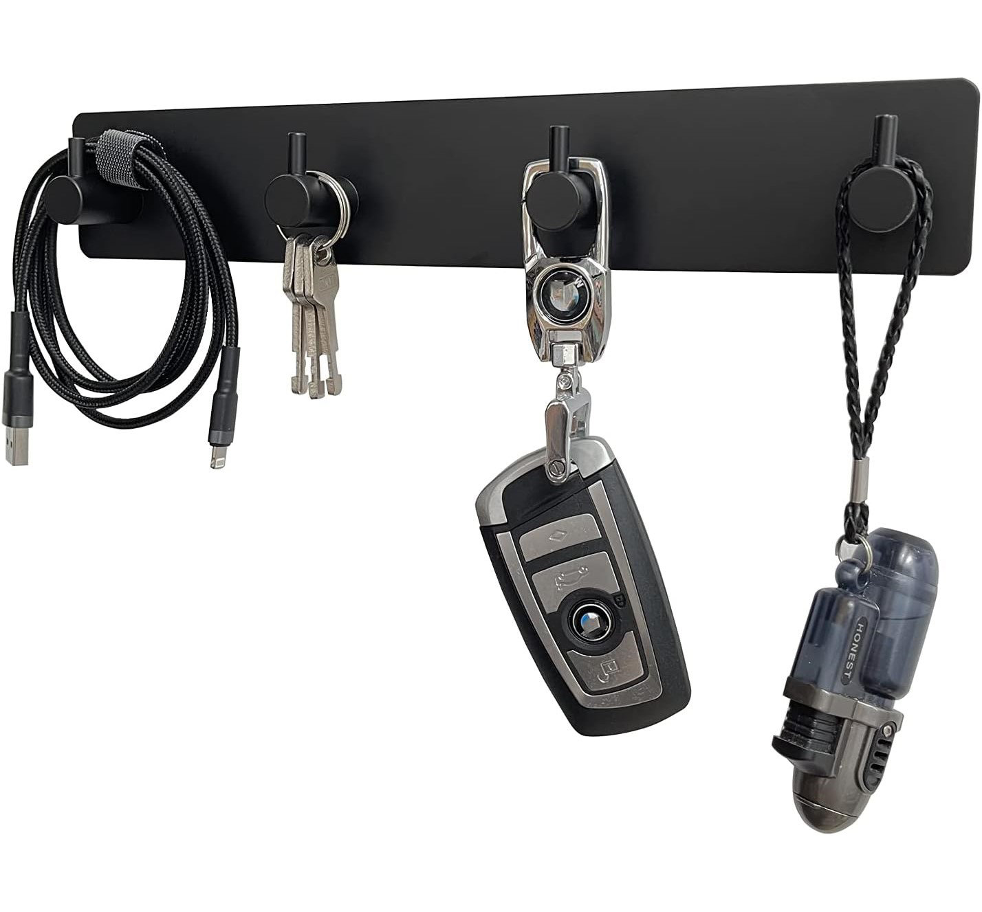 INSALER Key Hooks Decorative For Wall Adhesive Adhesive Key Organizer ...