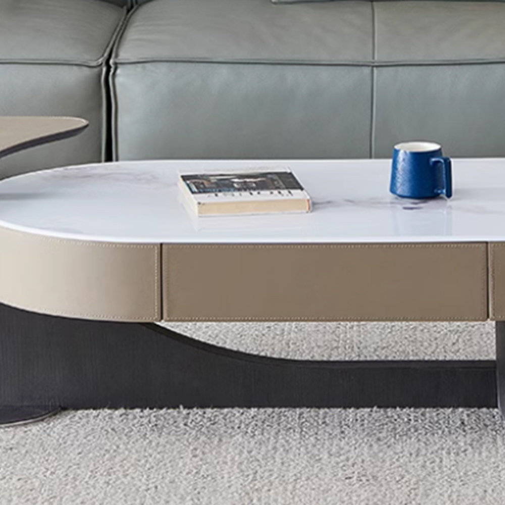 Wu's StylishVault Italian style simple light luxury coffee table | Wayfair