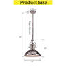 Breakwater Bay 1-Light 13" Modern Industrial Single Dome Pendant Light ...