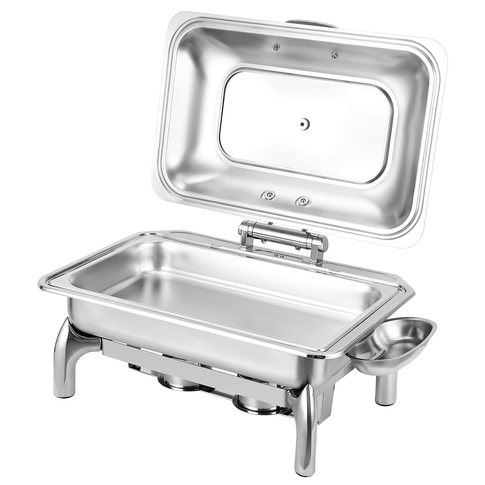 Latitude Run® 9 Qt Chafing Dish Buffet Set, Stainless Steel Rectangular ...