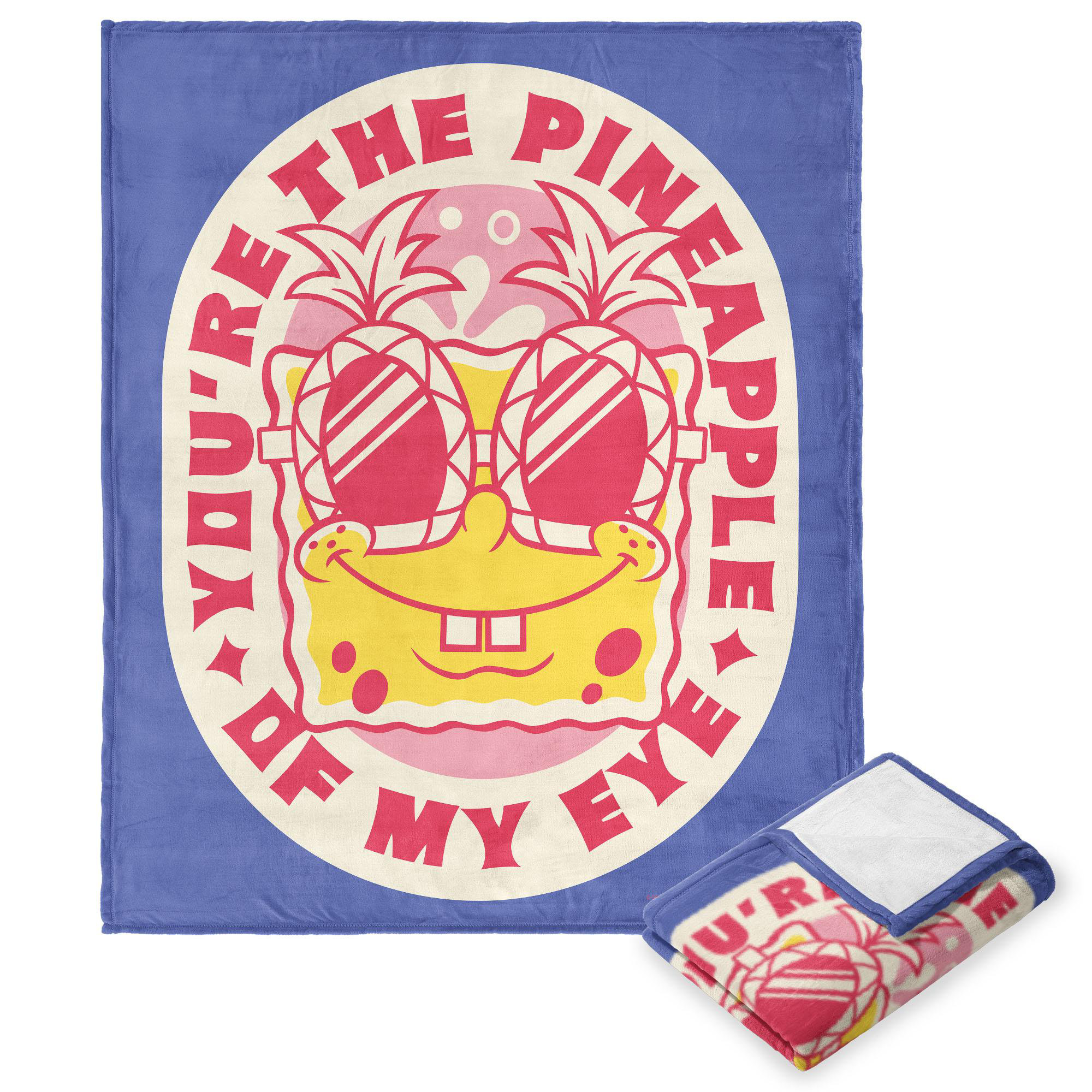 Northwest NICK Spongebob Pineapple of my Eye Silk Touch Throw | Wayfair