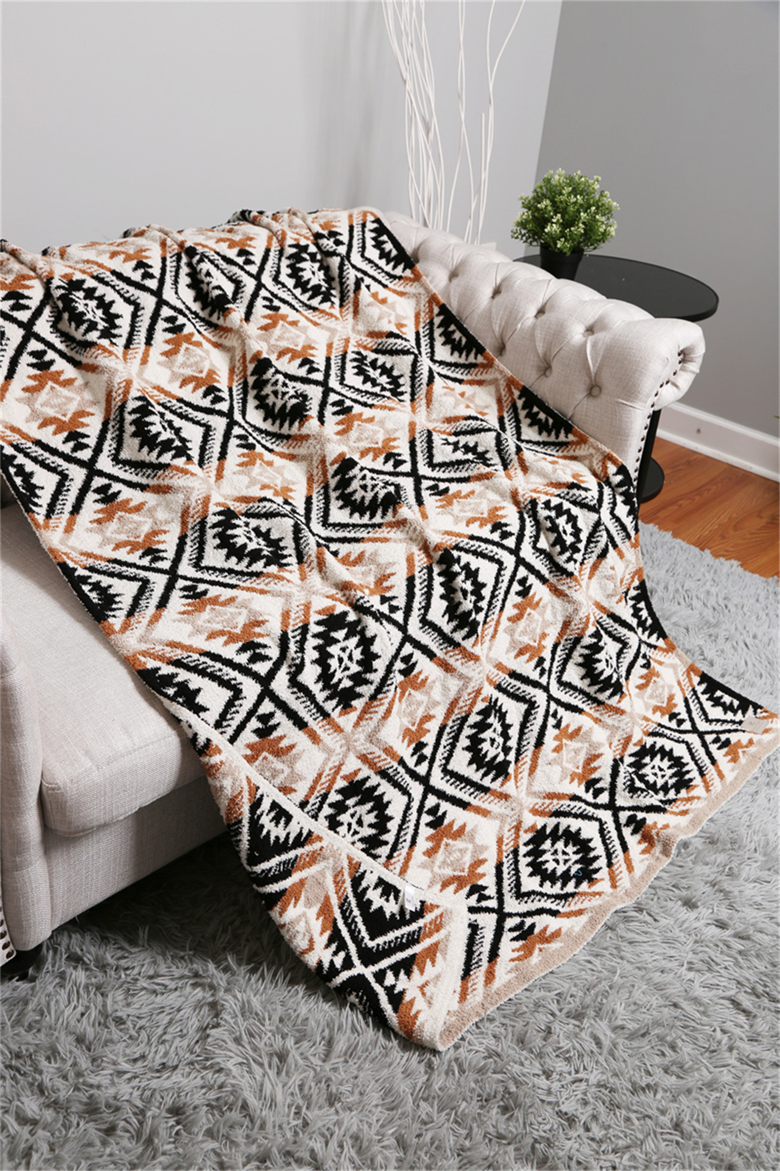COMFYLUXE Tribal Pattern Luxury Soft Throw Blanket - 1 | Wayfair
