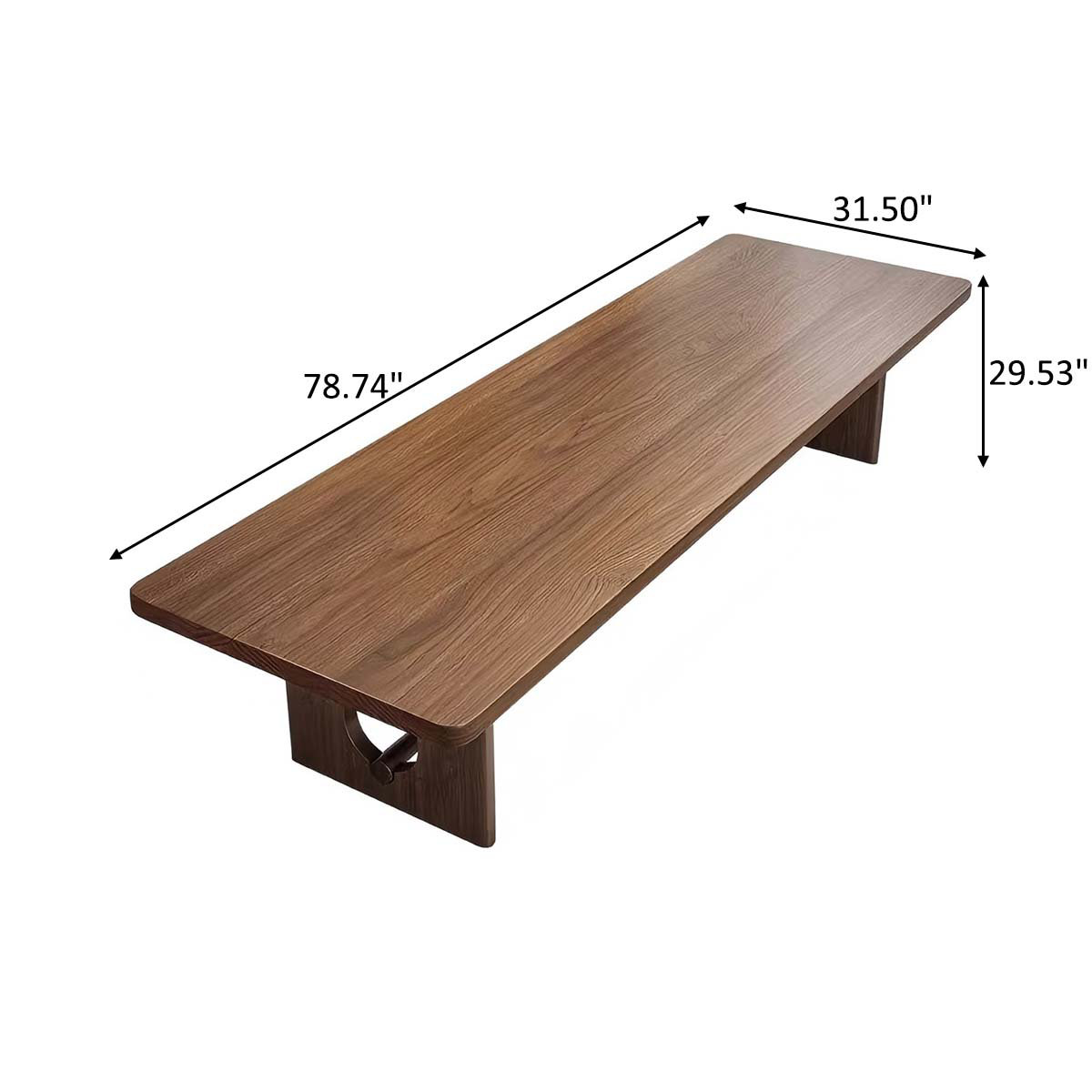 Latitude Run® Modern Minimalist Solid Wood Long Conference Table | Wayfair
