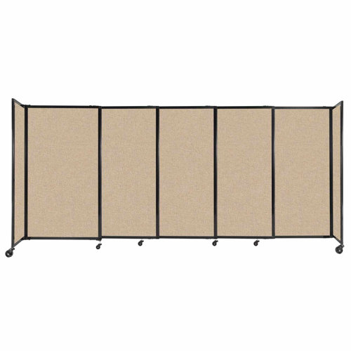 Versare StraightWall Fabric Sliding Portable Partition | Wayfair
