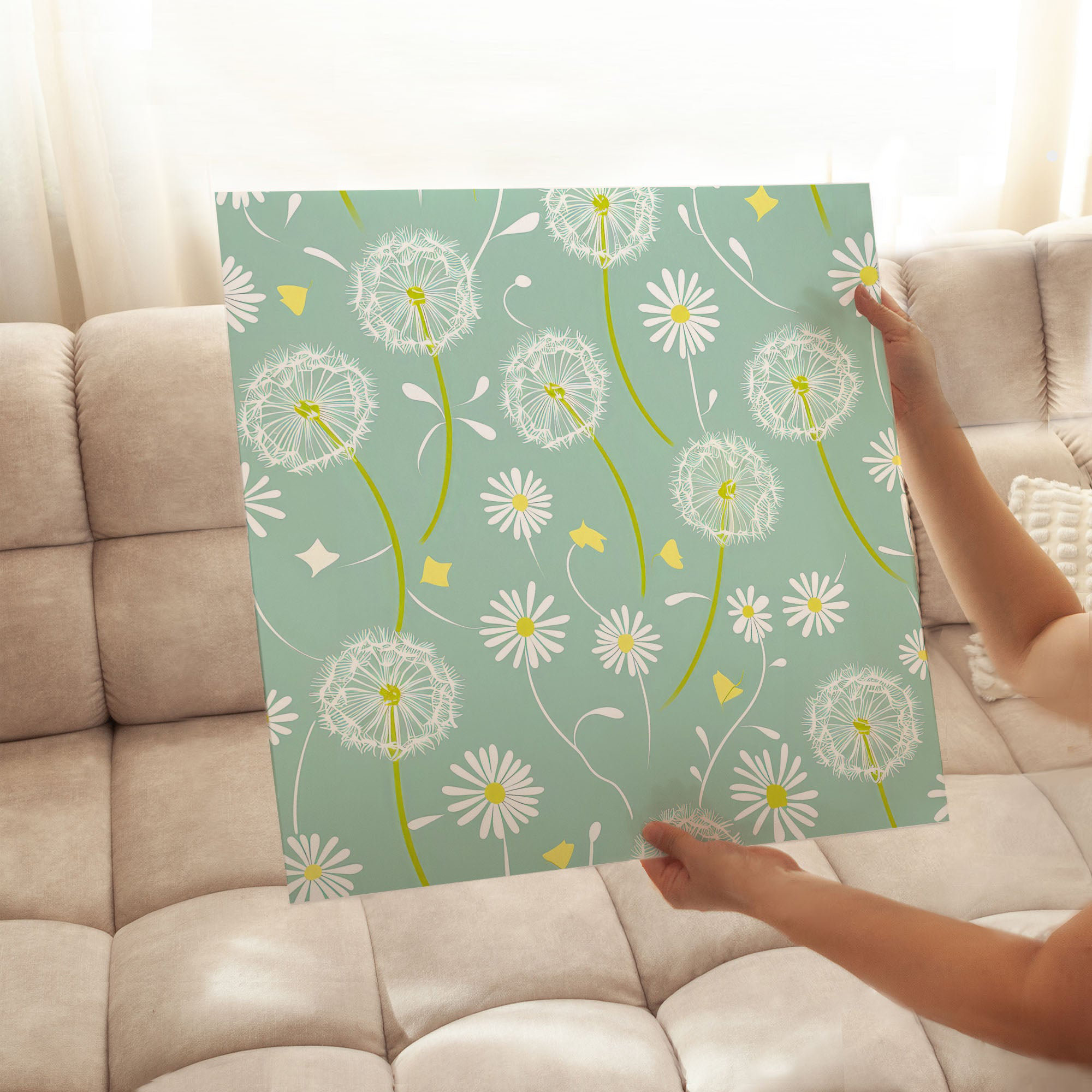 Winston Porter Botanical Spring Dandelions V Modern Unframed Art Print ...
