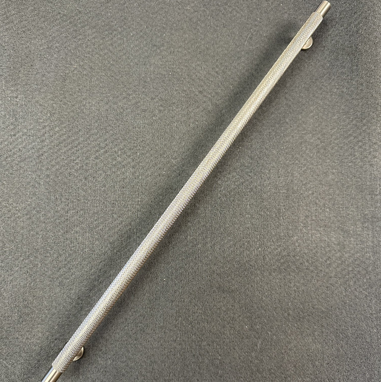 D. Lawless Hardware 12" Knurled Round Bar Pull | Wayfair