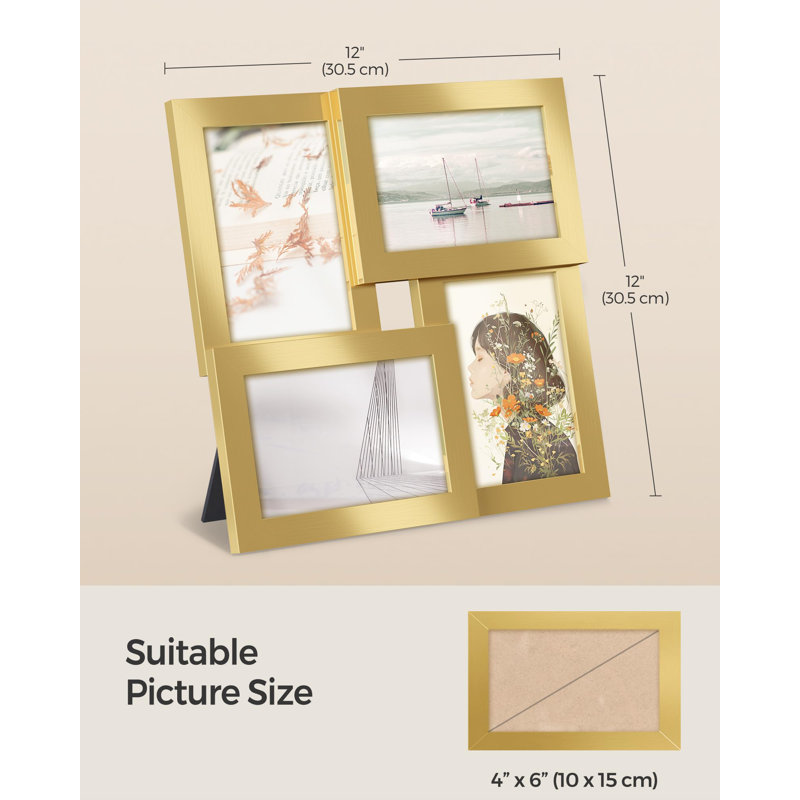 Mercer41 Luzon 4x6 Collage Picture Frames(Set of 4) | Wayfair
