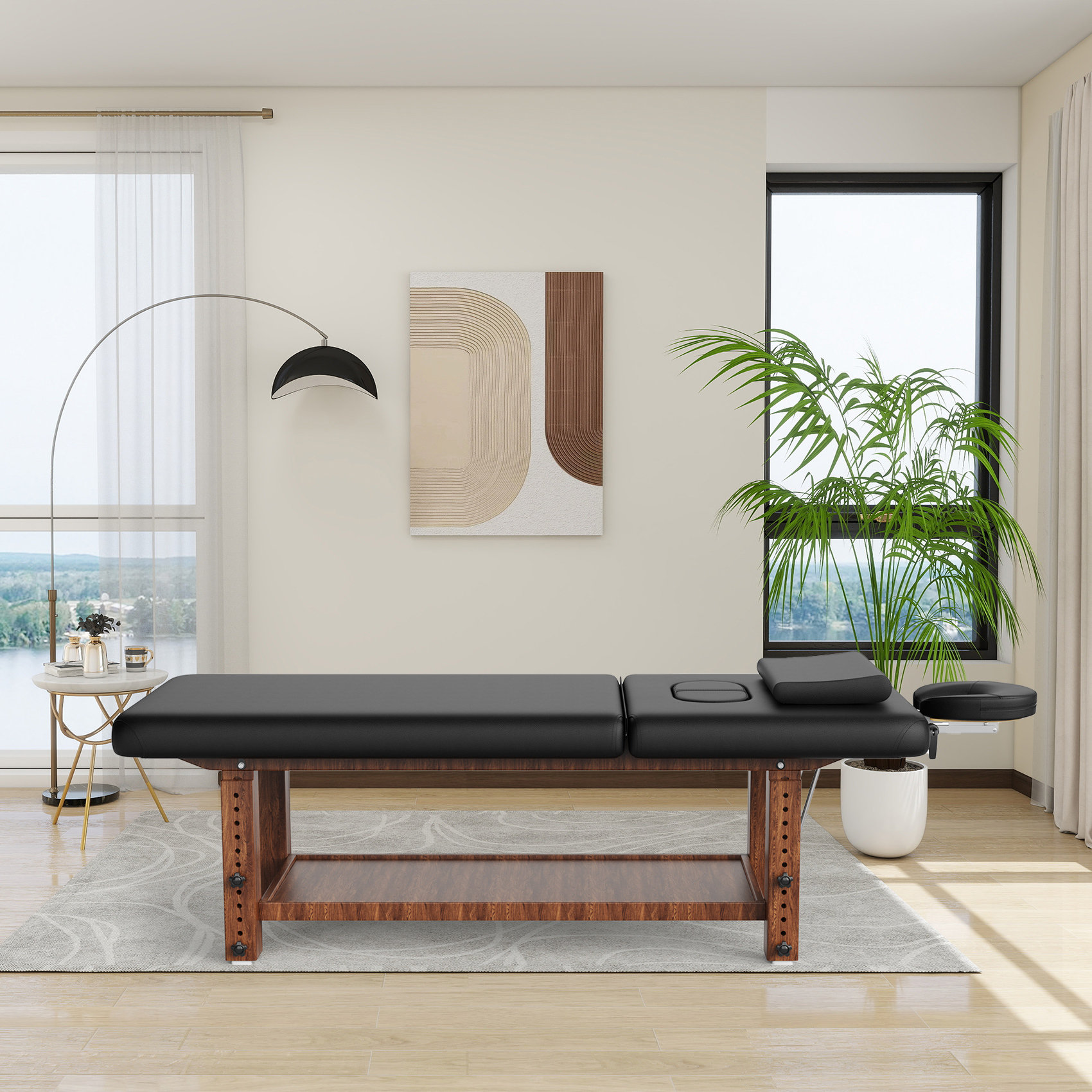 Alwyn Home Sanjana 75" Professional Massage Table Height Adjustable ...