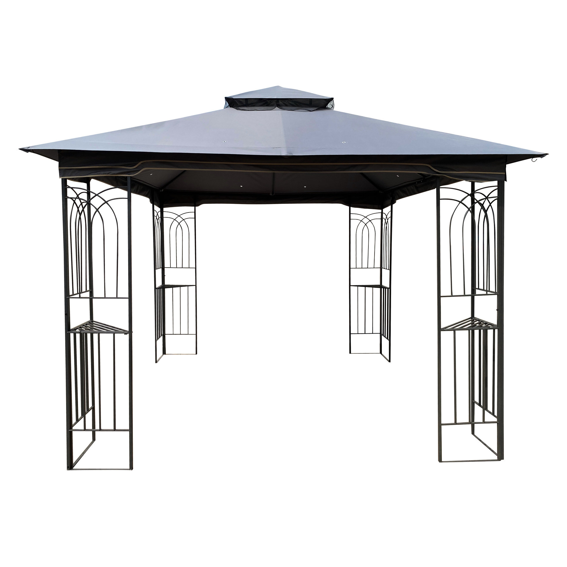 Latitude Run® Outdoor Gazebo Canopy 10X10, With Material And Net, For ...